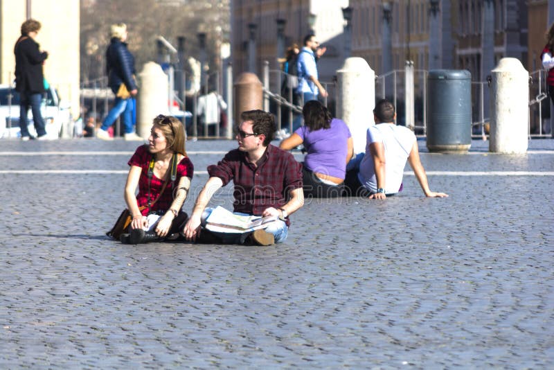 People sitting editorial stock photo. Image of guarding - 54262623