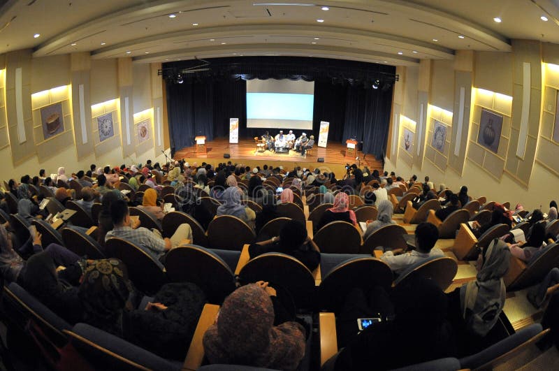 People at Convention in Hall Stock Image - Image of watching, forum ...