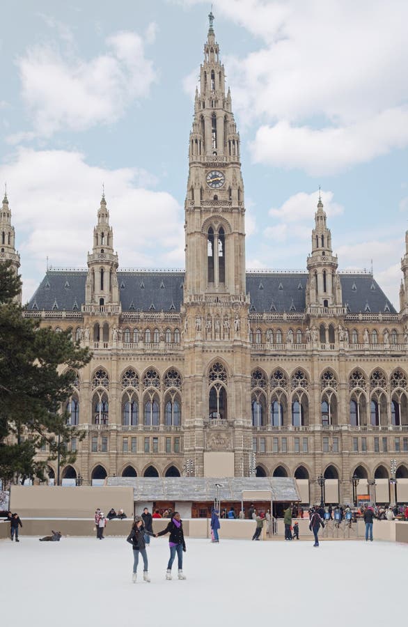 People skate on the rink editorial photo. Image of famous - 27199096