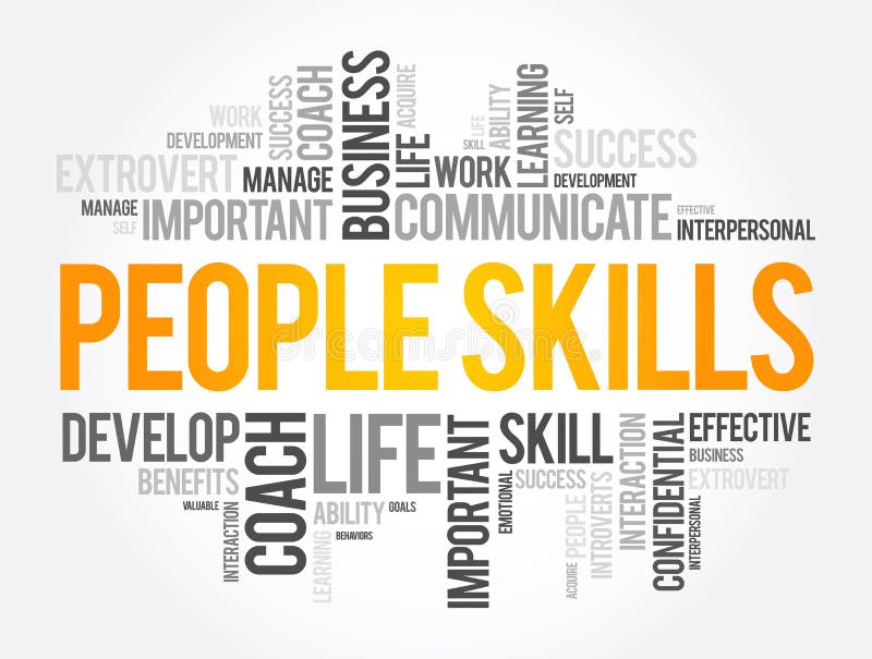 Personality Word Cloud Collage , Social Concept Stock Illustration ...