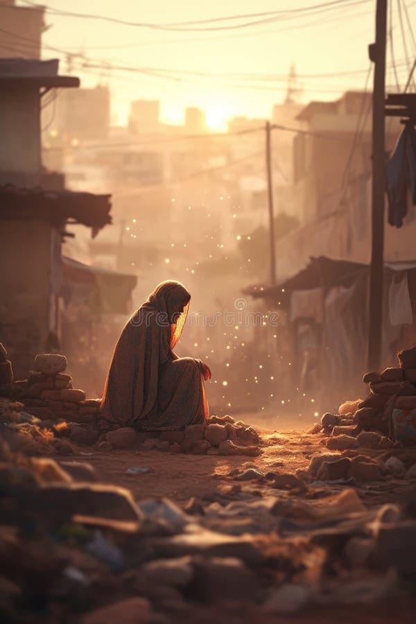 People in slums stock photo. Image of slums, african - 367479910