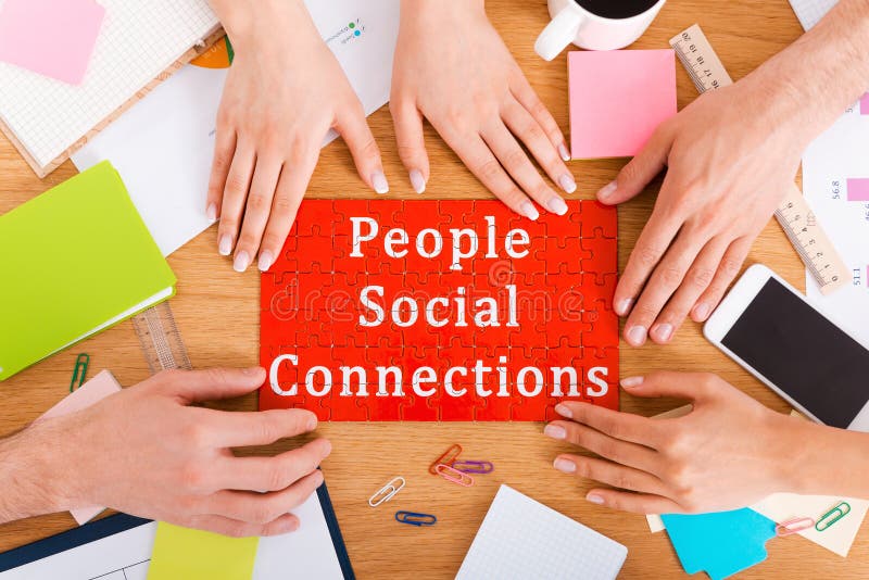 People social connections. stock image. Image of ideas - 53585337