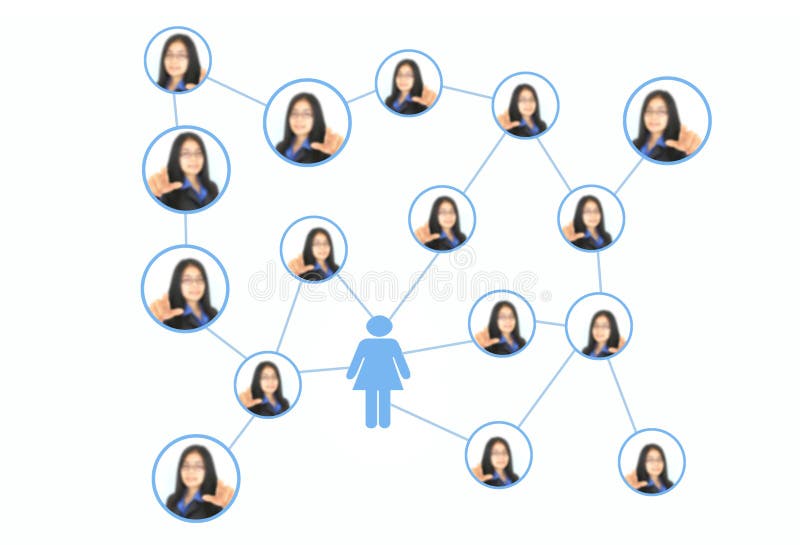 People in a social network stock image. Image of connections - 28316315