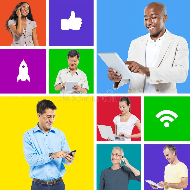 People Social Networking stock image. Image of casual - 37375457