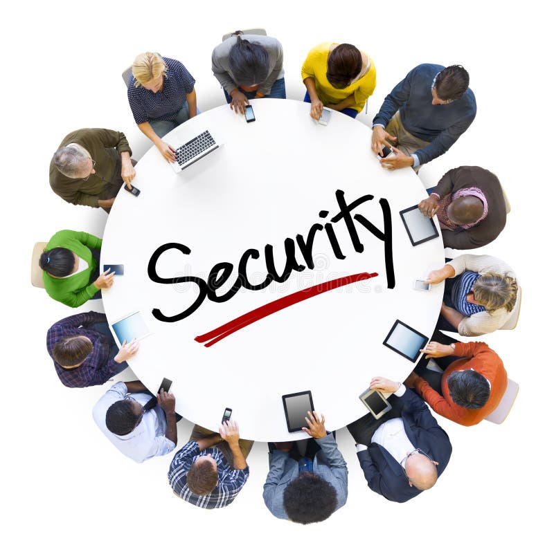 People Social Networking and Security Concept Stock Image - Image of ...