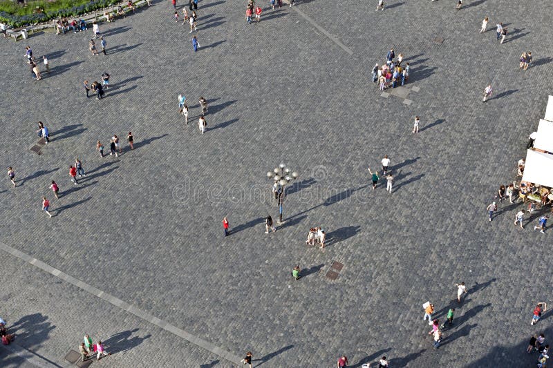 People in the square editorial stock image. Image of public - 27247384