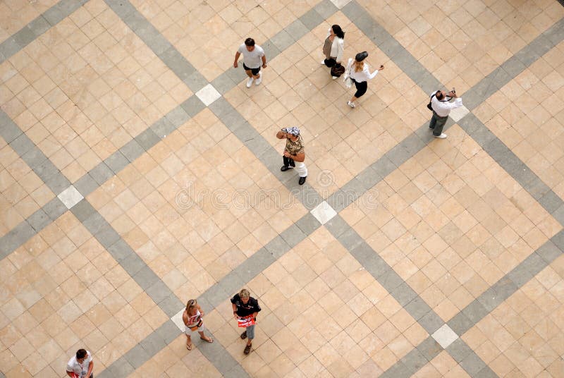 People square stock photo. Image of walking, comunication - 3380326