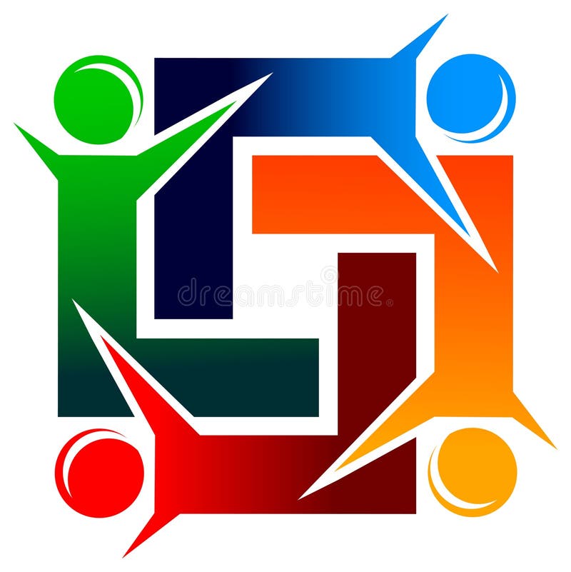 People square stock vector. Illustration of square, friends - 39896754