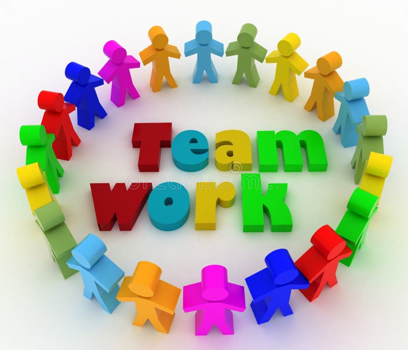Teamwork Circle - Free Photo from StockFreeImages