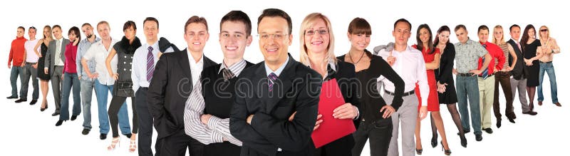 People stand a wall stock photo. Image of colleague, horizontally - 8669540