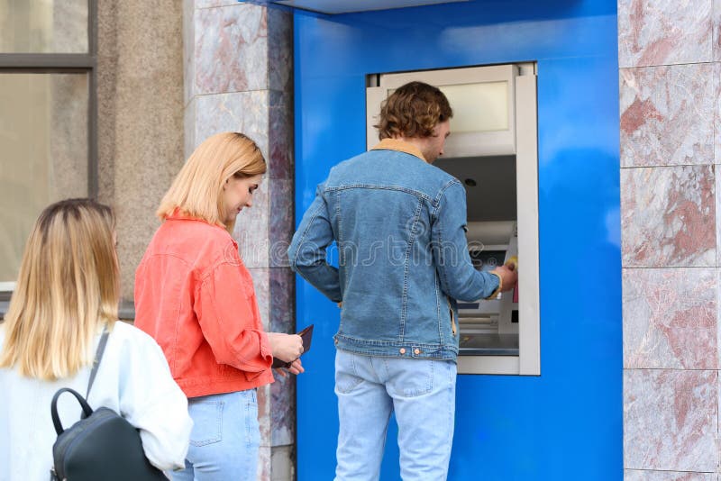 250 Queue Atm Machine Stock Photos - Free & Royalty-Free Stock Photos ...