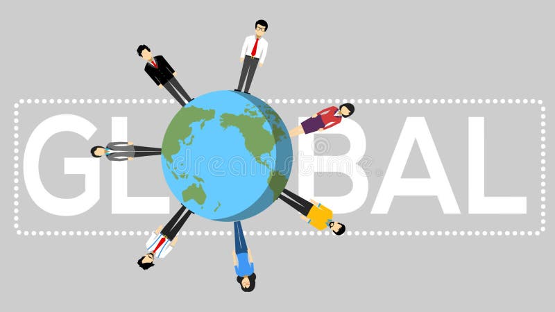 A Man is Shown Standing in Front of an Interactive Map Animation on a ...