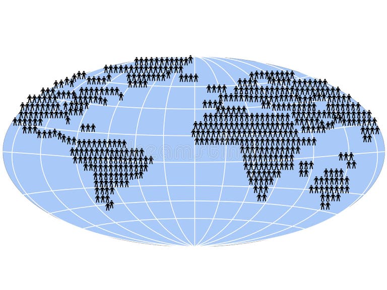 World Population Earth Symbol People Map Stock Illustrations – 1,200 ...