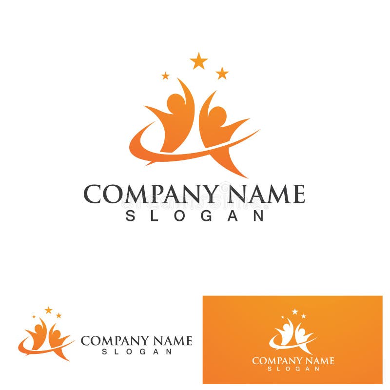 People Star Success Logo and Symbol Vector Stock Vector - Illustration ...