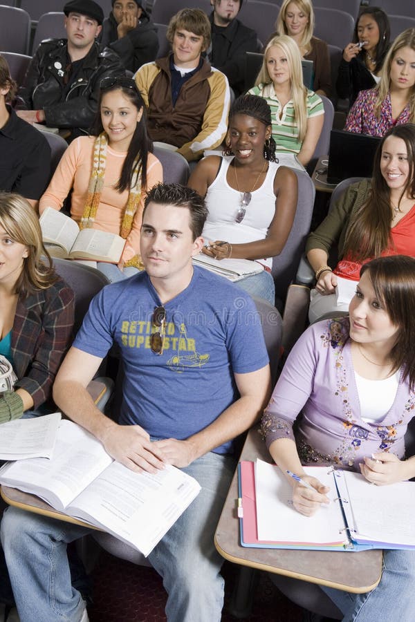 People Studying in the Classroom Stock Photo - Image of looking ...