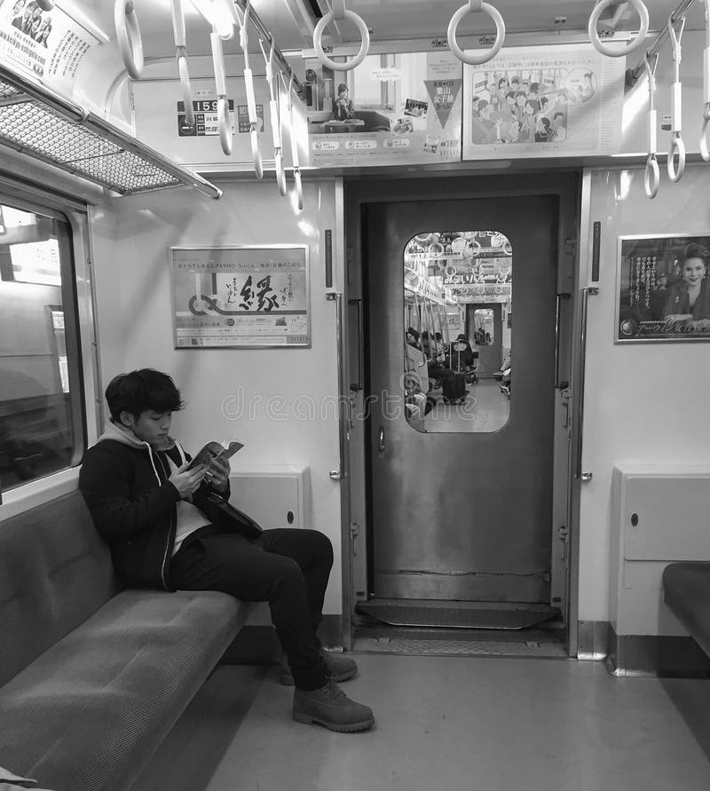 People at the Subway Train in Tokyo, Japan Editorial Photo - Image of ...