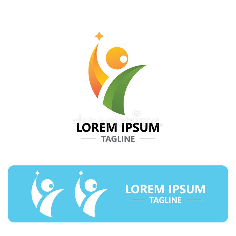 People Success Logo with Star Illutration Stock Illustration ...