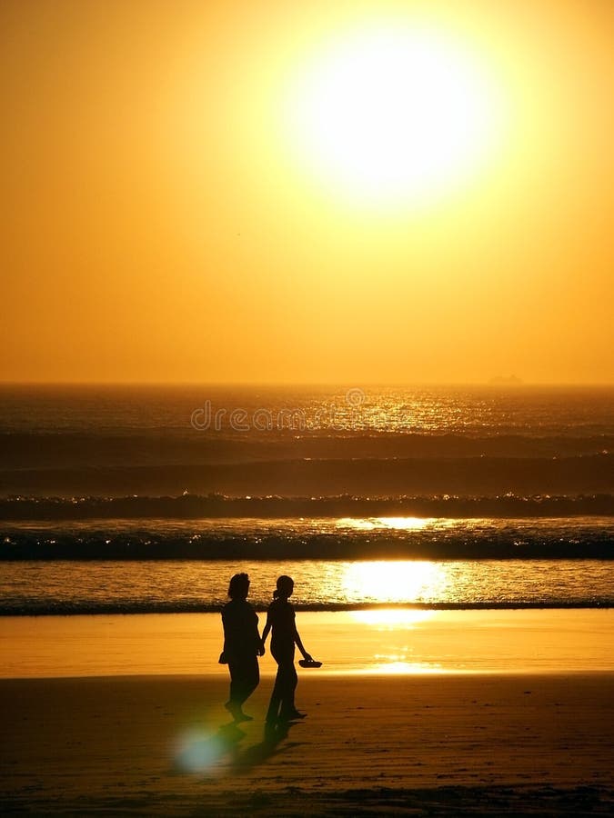 People & Sunset stock image. Image of shape, coast - 270485