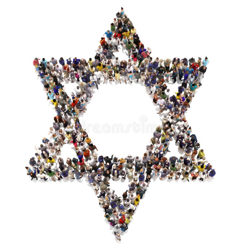 People that Support Israel . Large Group of People in the Shape of the ...