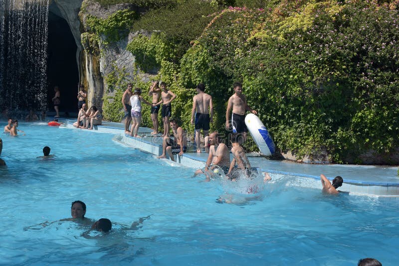 People Swimming in the Pool Editorial Stock Photo - Image of aquapark ...