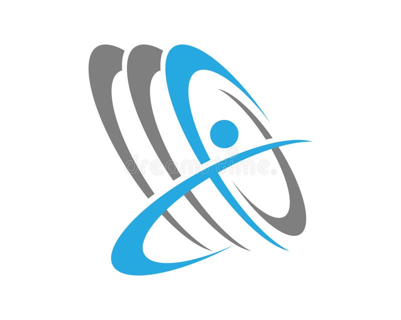 People Swoosh Crescent Logo Icon Template Stock Vector - Illustration ...