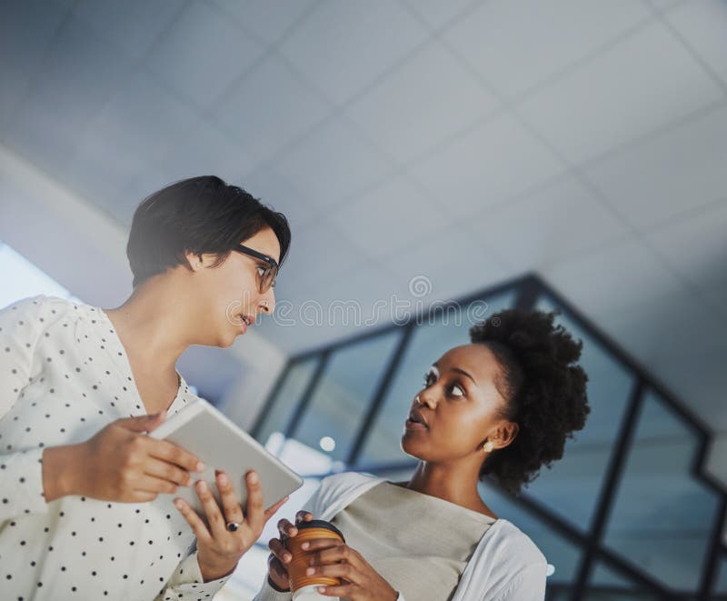 People, Tablet and Surprised in Office for Information, Project ...