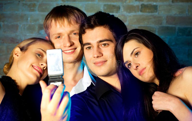 People taking photograph stock image. Image of friend - 2203195