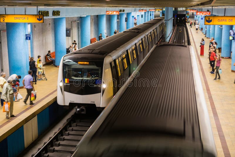 People Taking the Subway, Bucharest Editorial Stock Image - Image of ...