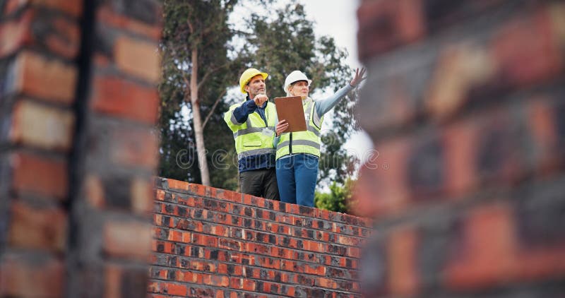 People, Talk and Clipboard for Construction of Inspection, Progress ...