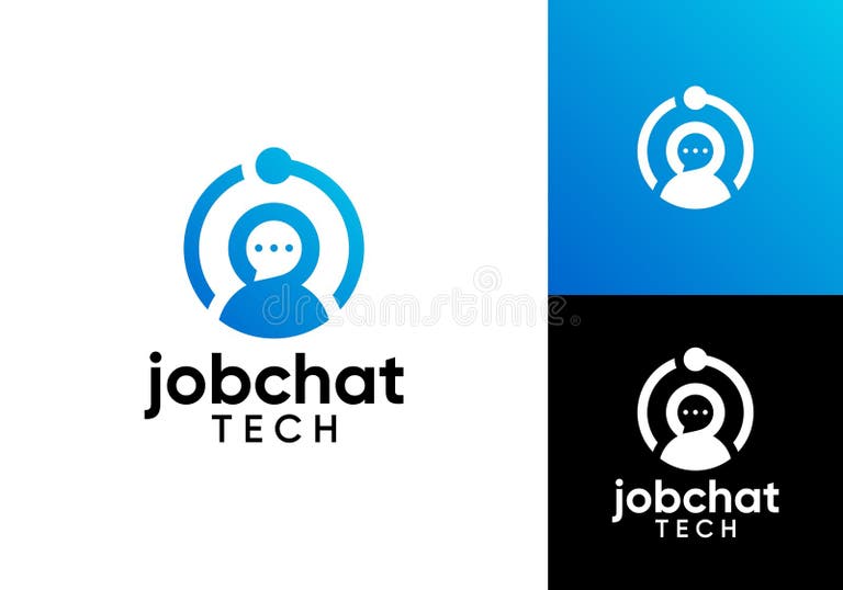 People Talk Connection Logo. Chat Tech Partner Job Vector Design Stock ...
