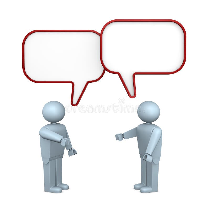 People talking stock illustration. Illustration of conversation - 19487627
