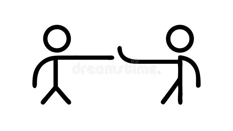 Stick Figures Talking Stock Illustrations – 259 Stick Figures Talking ...