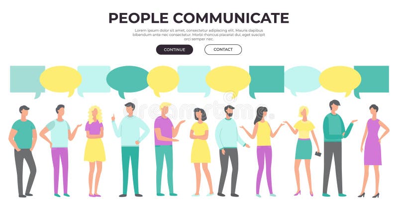 People Talking. Human Beings Have Natural Inclination To Engage in ...