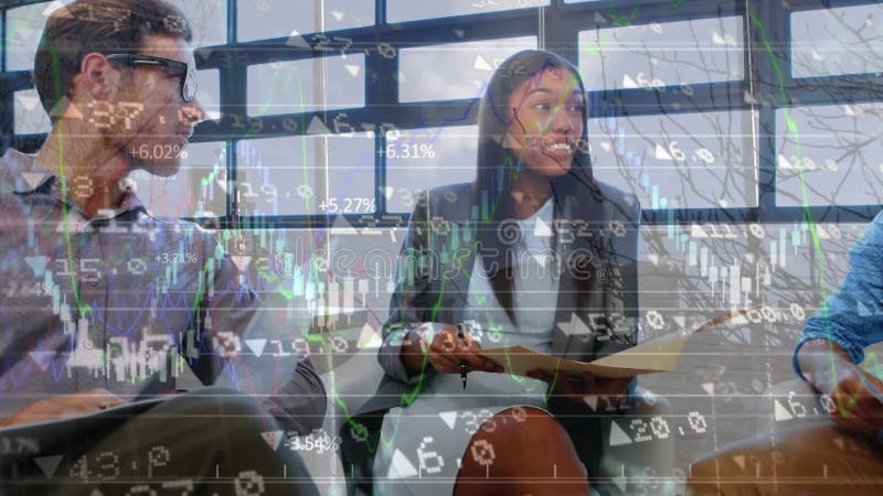 People Talking and Interacting with Each Other in an Office Setting ...