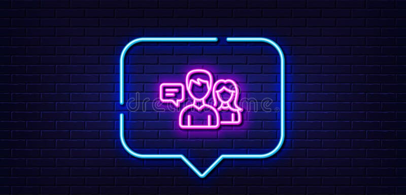 People Talking Neon Stock Illustrations – 247 People Talking Neon Stock ...