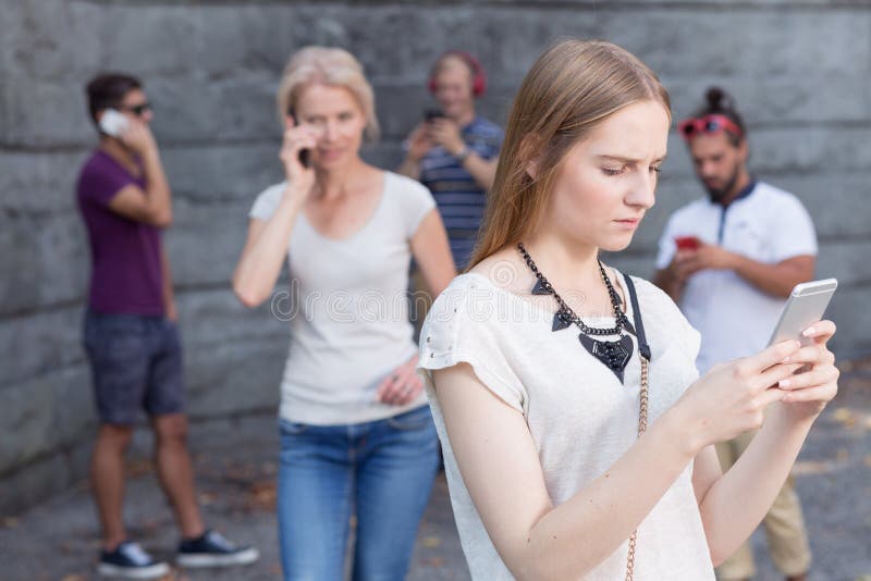 People Talking on the Phones Stock Image - Image of interpersonal ...