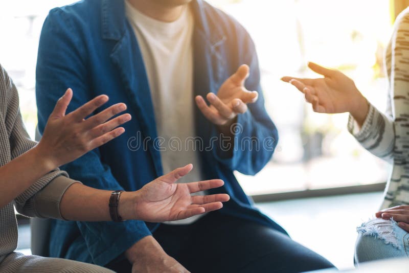 People talking together stock image. Image of lifestyle - 162379169