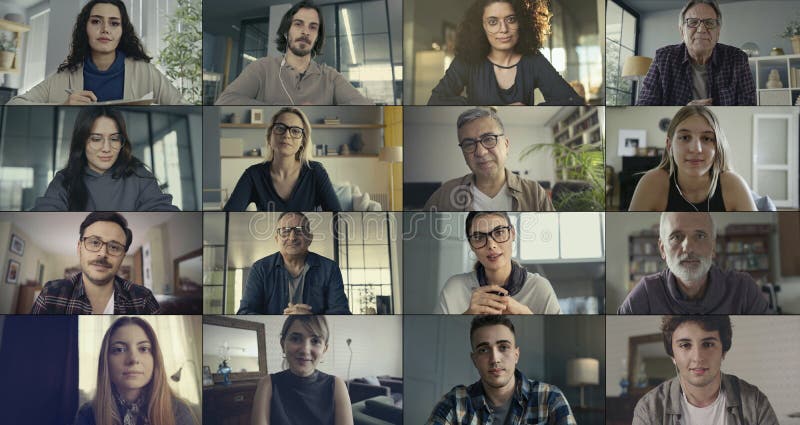 People Talking and Working on the Computer Stock Image - Image of ...