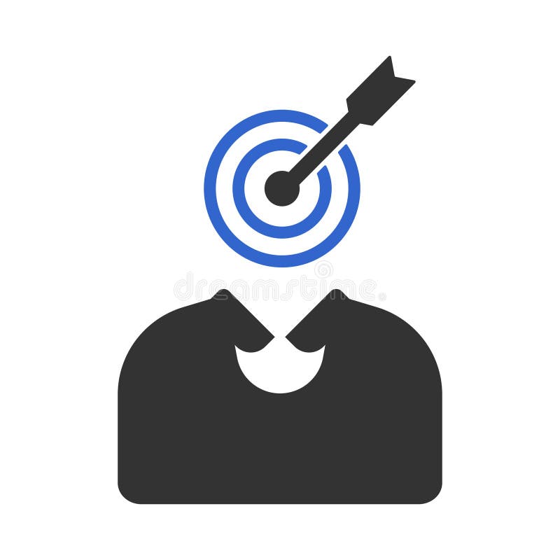 People Target Icon Design Vector Stock Vector - Illustration of ...