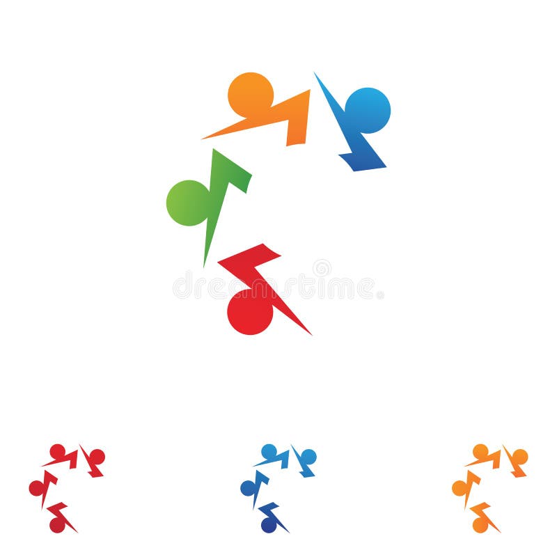 People Team Community Group Logo, Network and Social Icon Vector Stock ...