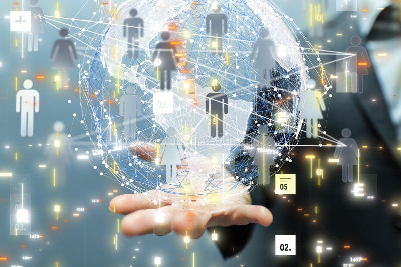 A People Team Social Network Group Stock Photo - Image of oneness ...