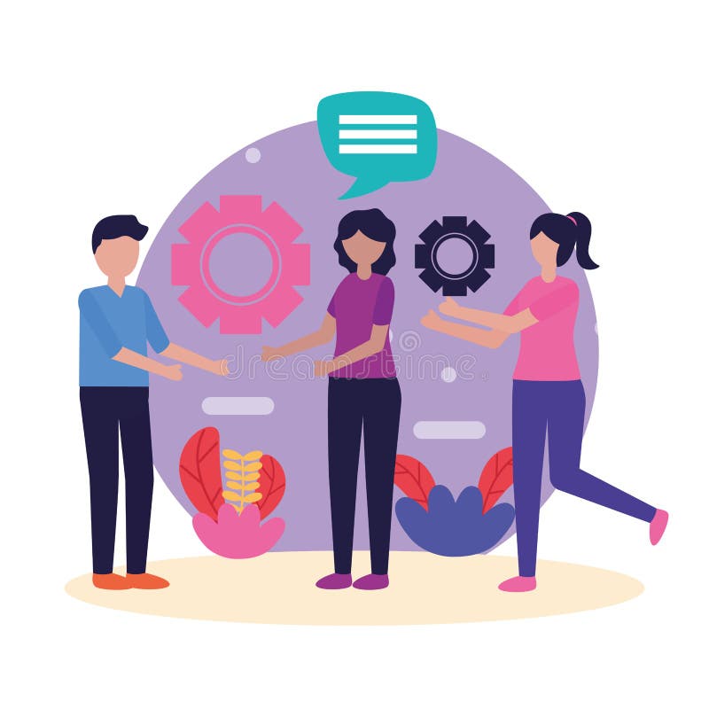 Collaborative People Design Stock Vector - Illustration of graphic ...
