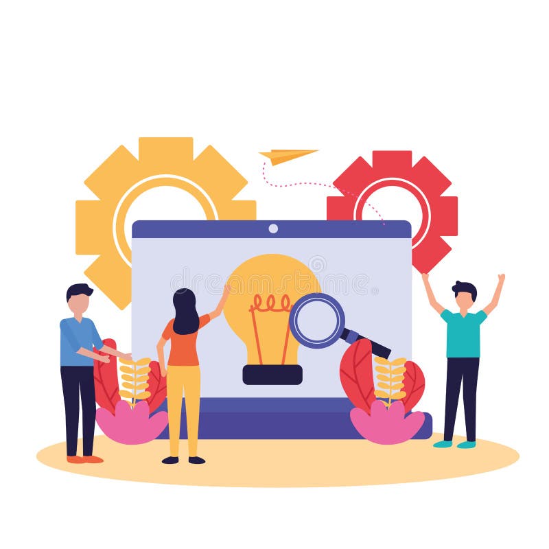 Collaborative People Design Stock Vector - Illustration of graphic ...