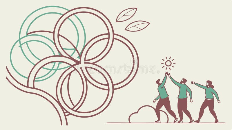 People Teamwork Illustration, Collaboration and Group Effort for ...