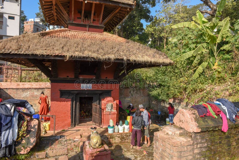 People at a Temple of Tansen on Nepal Editorial Stock Photo - Image of ...