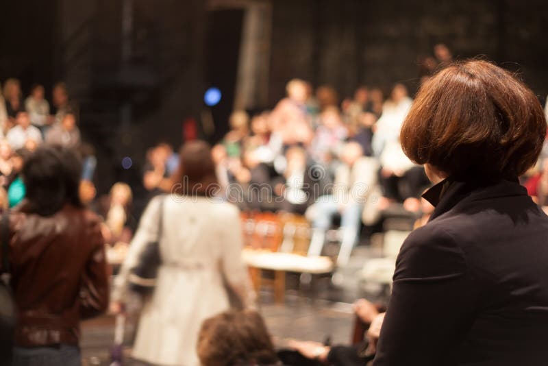 Theater auditorium stock photo. Image of event, crowd - 47927128