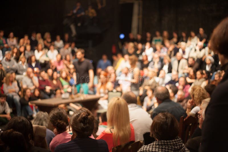Theater auditorium stock photo. Image of event, crowd - 47927128