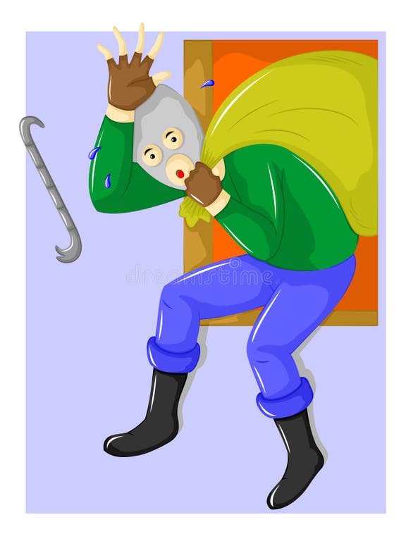 People thief stock vector. Illustration of empty, away - 102564064