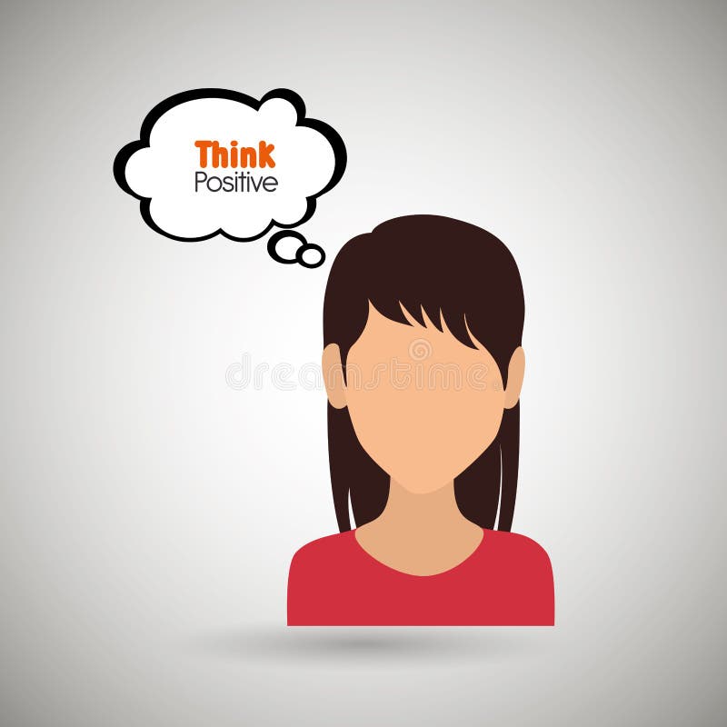 People thinking design stock illustration. Illustration of isolated ...