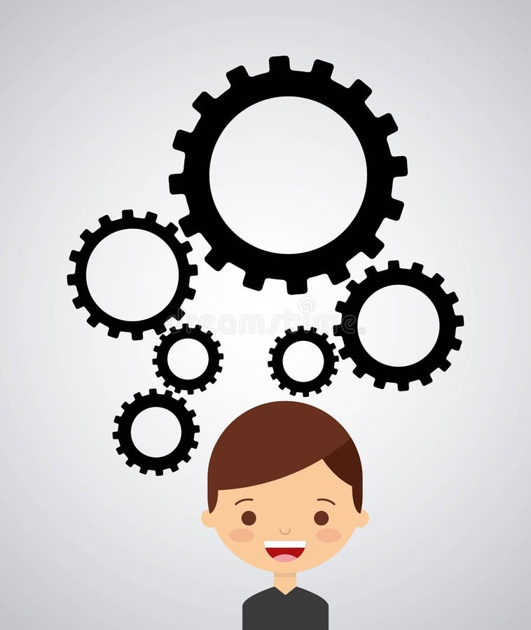 People thinking design stock vector. Illustration of person - 62909843